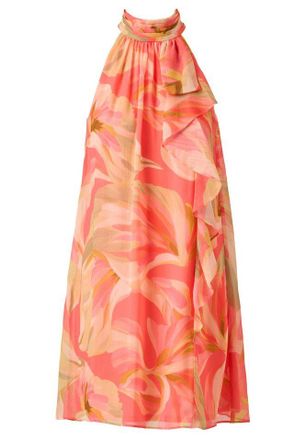 Adrianna Papell Sommerkleid Halter Trapeze Dress Blumiges, kurzes Trapez-Halterkleid