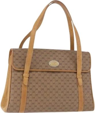 Gucci Sac &agrave; main vintage Pre-owned en toile - Femme - Pre-owned - Beige - Taille: ONE Size