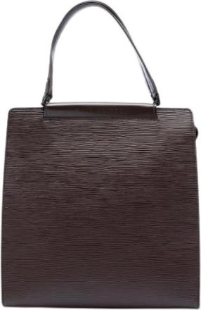 Louis Vuitton Pre-owned Cuir sacs-louis-vuitton - Femme - Pre-owned - Brun - Taille: ONE Size