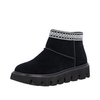 Rieker Damen W2074 Kurzstiefel, schwarz 00, 40 EU