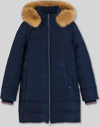 Tommy Hilfiger Steppmantel mit Teddyfell-Kapuze Modell TYRA
