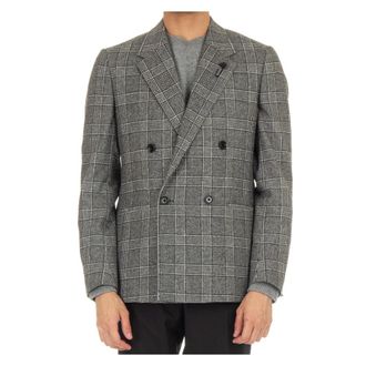 Lardini Doppelreihige Jacke mit aufgesetzten Taschen - - Jackets - Herren - Mehrfarbig - M