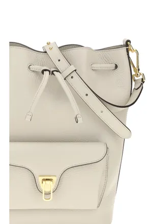 Coccinelle Womens Shoulder Bag Beat Eucalyptus Calf Leather (bos Taurus)