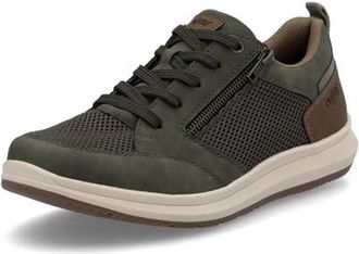 Rieker Baskets basses pour homme 16901 - Semelle lâche, Vert 54, 43 EU Large