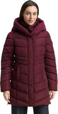 Tom Tailor 1047530 Jacket, 16427-Bordeaux Red, XL Femmes