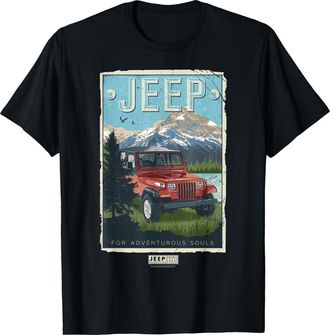 Jeep Mountain für abenteuerliche Seelen T-Shirt