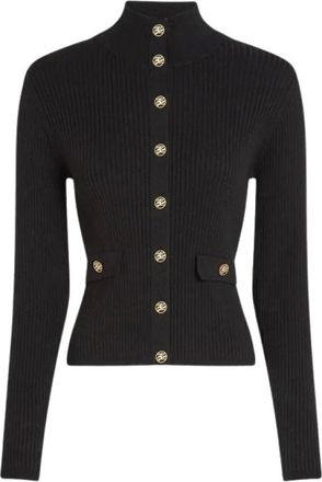 Karl Lagerfeld Femme, Pulls, Noir, Taille: 42 FR Gilet en maille