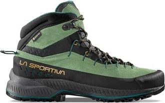 La Sportiva Femme TX4 Evo Mid GTX Chaussures, Aspen Green-Savana, 37