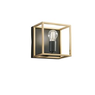 Luce-Ambiente-Design Kimera wall lamp in Black and Gold Metal