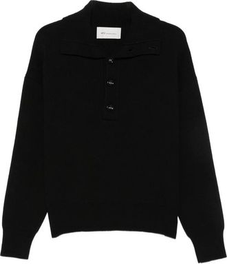 Ami Button-up Sweater