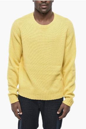 Palm Angels Cashmere Blend Crew Neck Sweater CURVED LOGO size Xxl