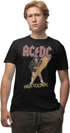 AC/DC Herren MEACDCRTS053 t Shirt Damen, Schwarz, XXL