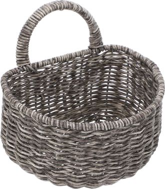 Garneck Geflochtene Wandkörbe Aufbewahrungskorb für Die Küche Geflochtene Körbe Zur Aufbewahrung Handgefertigt für Knoblauch Zwiebeln Kartoffeln