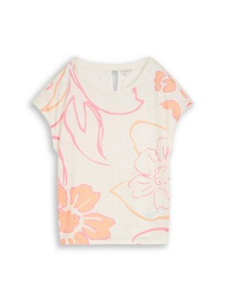 Tom Tailor T-Shirt T-Shirt T-Shirt mit Blumenmuster