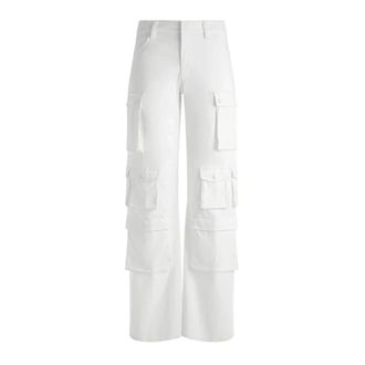 Alice & Olivia Olympia Cargo Hose - - Trousers - Damen - Beige - XS