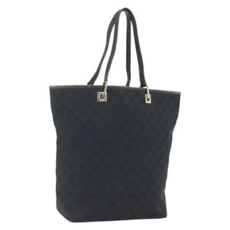 Gucci Pre-owned Canvas Tote Bag - - Pre-owned - Damen - Schwarzk - ONE SIZE