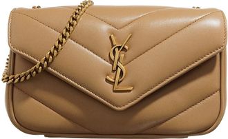 Saint Laurent Crossbody Bags - Loulou Mini - Gr. unisize - in Beige - f&uuml;r Damen