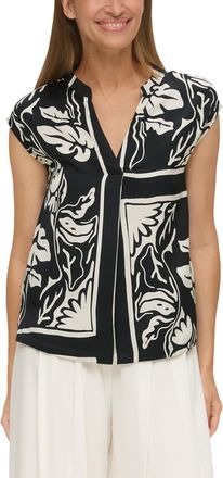 s.Oliver Satinbluse ohne Ärmel