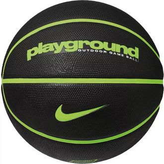 Nike Nike Everyday Playground 8P Basketball aus Gummi und Kunstleder in der Farbe Black-Volt-Volt, Größe: 6, N.100.4498.085.06