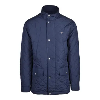GANT Homme, Vestes, Bleu, Taille: 2XL Quilted Windcheater Mid