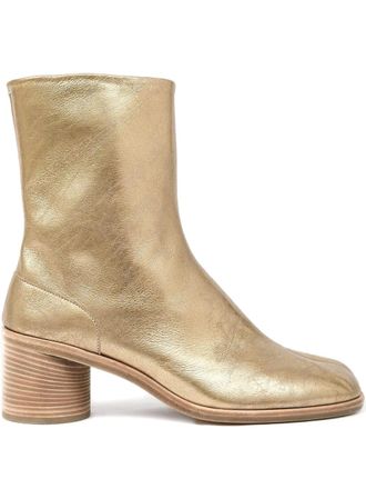 Maison Margiela Tabi Stiefeletten mit Blockabsatz 60mm - Gold