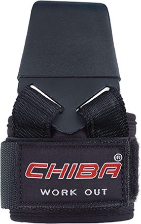 Chiba Gloves Trainingshilfe Latzughaken (Powerhook), Schwarz, One size, 40958