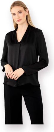 Joseph Ribkoff Femme, Blouses et Chemises, Noir, Taille: 52 FR bluse Poliestere