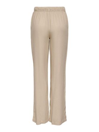 Only Schlupfhose ONLGOA MW LINEN BL PULL-UP PANT CC PNT mit Leinen