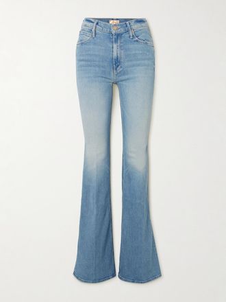 Mother Jean Taille Haute Évasé Recyclé The Doozy - Bleu