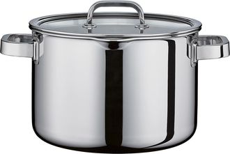 Spring Kochtopf Hoch mit Glasdeckel 24 cm Finesse2