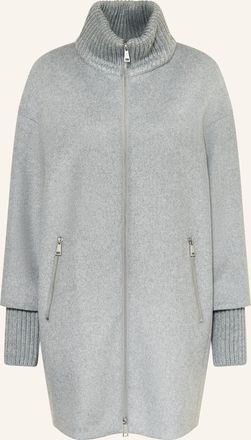 Lilienfels Lilienfels Mantel Im Materialmix grau