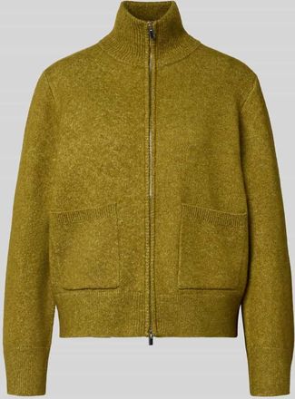 Gina Tricot Strickjacke mit Zweiwege-Rei&szlig;verschluss und aufgesetzten Taschen