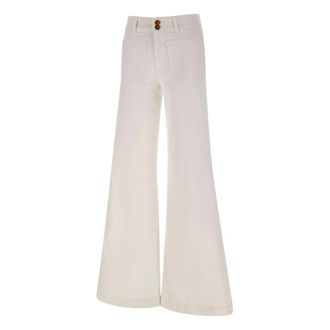 Seafarer Femme, Pantalons, Blanc, Taille: W28 Jane Wide Pantalons