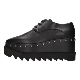 Stella McCartney Elyse Star Stud Alter Mat Plateau-Schuhe - - Shoes - Damen - Schwarzk - 36 EU