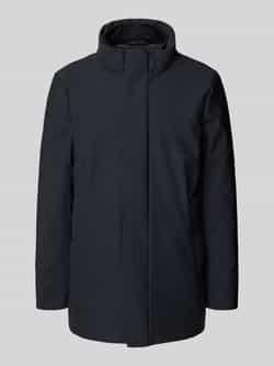 Bugatti Jacke mit Stehkragen und verdecktem Rei&szlig;verschluss