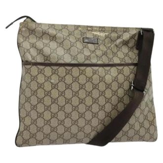 Gucci Pre-owned Cuir sacs-gucci - Femme - Pre-owned - Beige - Taille: ONE Size