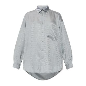 Balenciaga Monogram Shirt - - Blouses & Shirts - Damen - Grau - XS