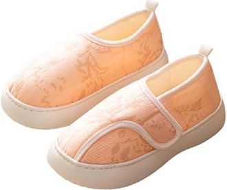 Generic Pantoufles dintérieur pour femme - Pantoufles à plateforme légères et douces - Antidérapantes - Doublure en coton - Tendance - Pour Halloween - Fermet