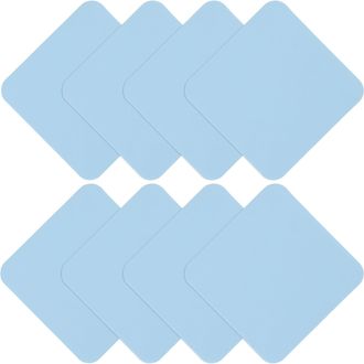 NUOBESTY 8 St&uuml;ck Silikon topfuntersetzer Hitzebest&auml;ndige rutschfeste K&uuml;chentischmatte Wiederverwendbar Faltbar Geeignet als Topf Schalenunterlage Sch&uuml;tzende Ab