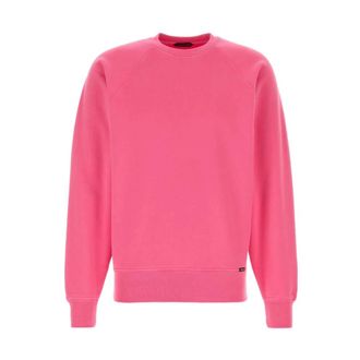 Tom Ford Baumwoll-Sweatshirt mit Rundhalsausschnitt - - Sweatshirts & Hoodies - Herren - Rosa - 2XL