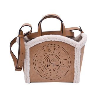 Karl Lagerfeld K/Circle Small Tote Shearling - - Bags - Damen - Mehrfarbig - ONE SIZE