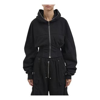 Rick Owens Collage Gimp Sweat &agrave; capuche - Femme - Sweatshirts et sweats &agrave; capuche - Noir - Taille: 36 FR