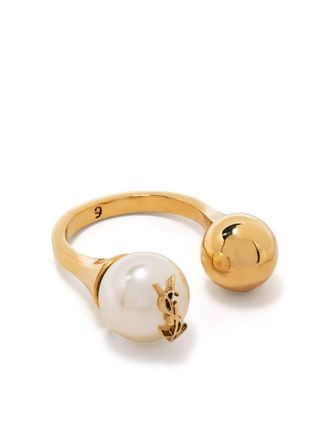 Saint Laurent Cassandre Ring - Gold