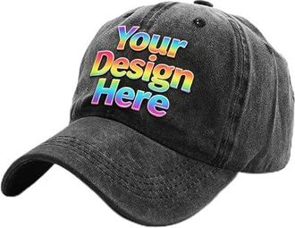 Generic Casquettes de baseball personnalis&eacute;es - Ajoutez nimporte quel texte et image, casquettes personnalis&eacute;es pour homme et femme, casquette d&eacute;t&eacute; personnali