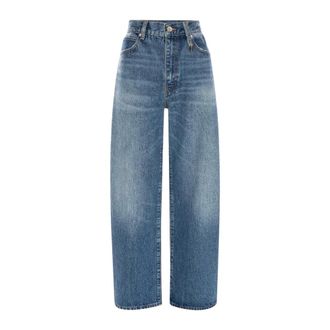 Frame Denim Femme, Jeans, Bleu, Taille: W25 Le Jean Large The Bow