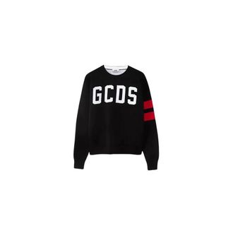 GCDS Gcds, Herren, Strickwaren, Schwarzk, LGr&ouml;&szlig;e