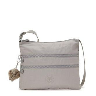 Kipling Alvar, Sac à bandoulière Femme, Gris, Taille Unique