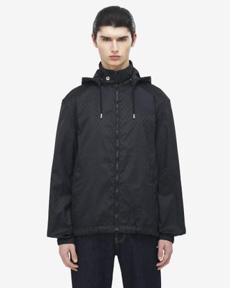 Alexander McQueen Jacquard-Windjacke mit Skull - Item 838592QRACA1000