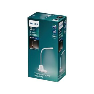 Philips Lampe de table LED portable avec batterie Blanc