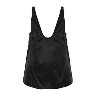 Tom Ford Pfirsichweiche Seide Satin Neckholder-Top - - Tops - Damen - Schwarzk - 3XS